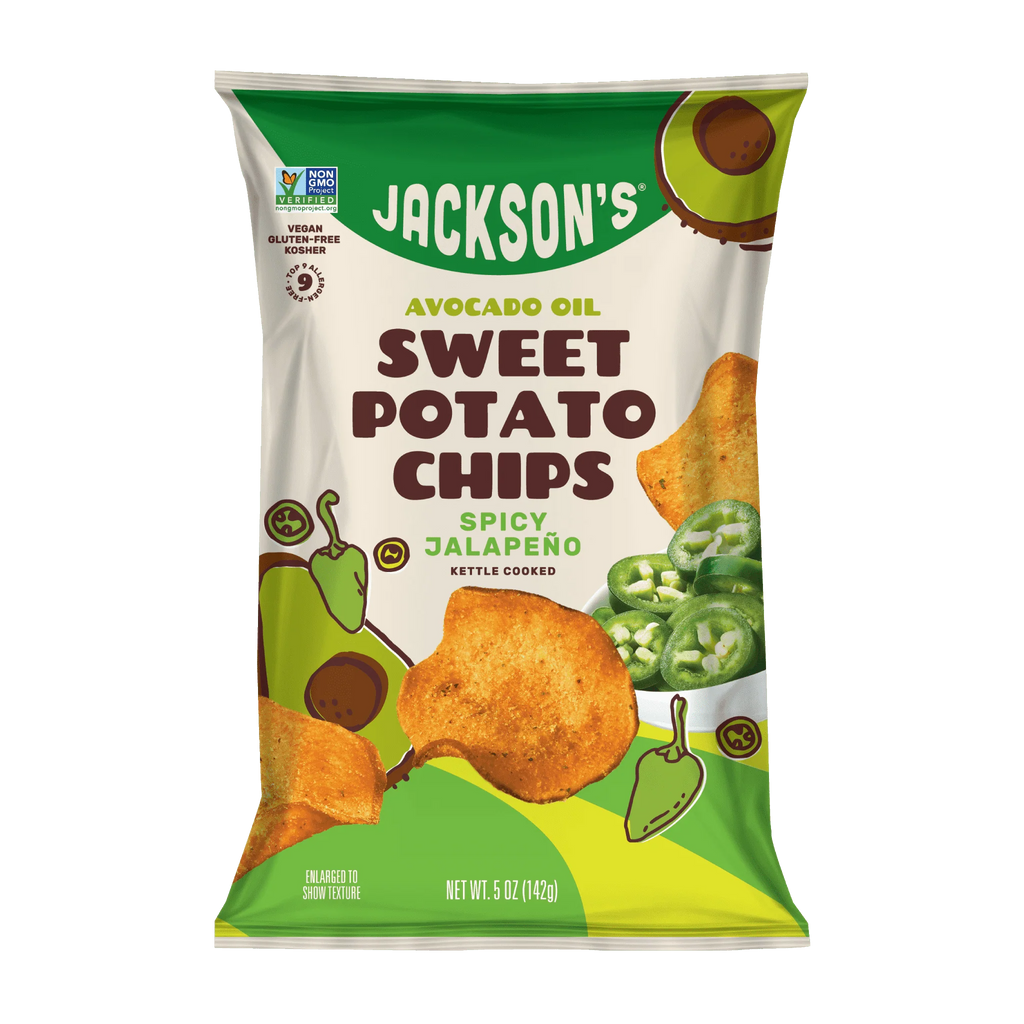Jacksons Sweet Potato Chips Spicy Jalapeno - 2 Pack – The Gluten Free ...