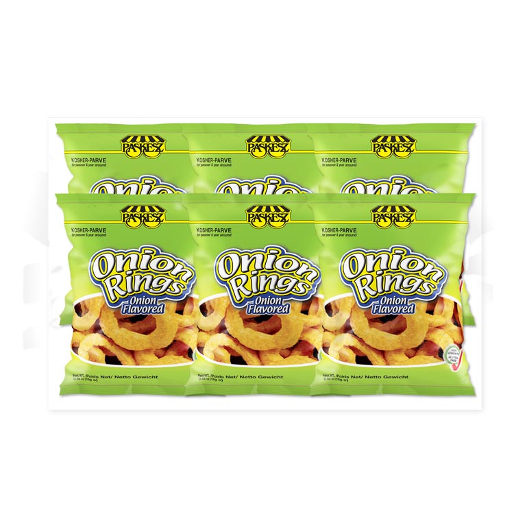 Paskesz Onion Rings -6 Packs – The Gluten Free Shoppe