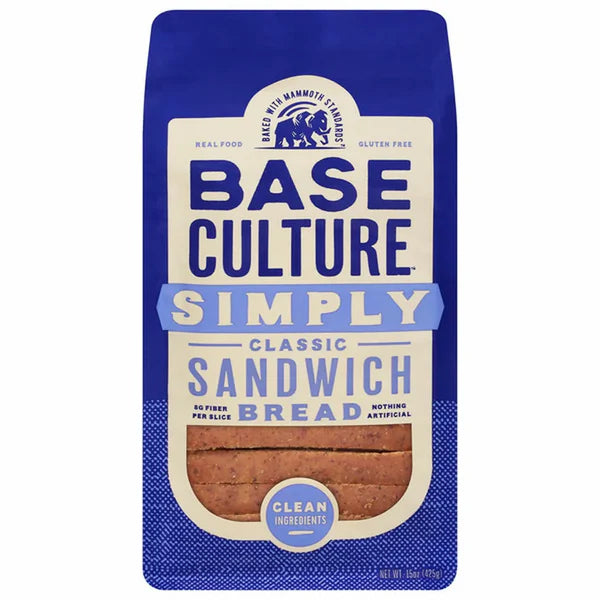 Base Culture Simply Classic Sandwich Bread – The Gluten Free Shoppe