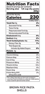 Tinkyada Brown Rice Shell Pasta – The Gluten Free Shoppe