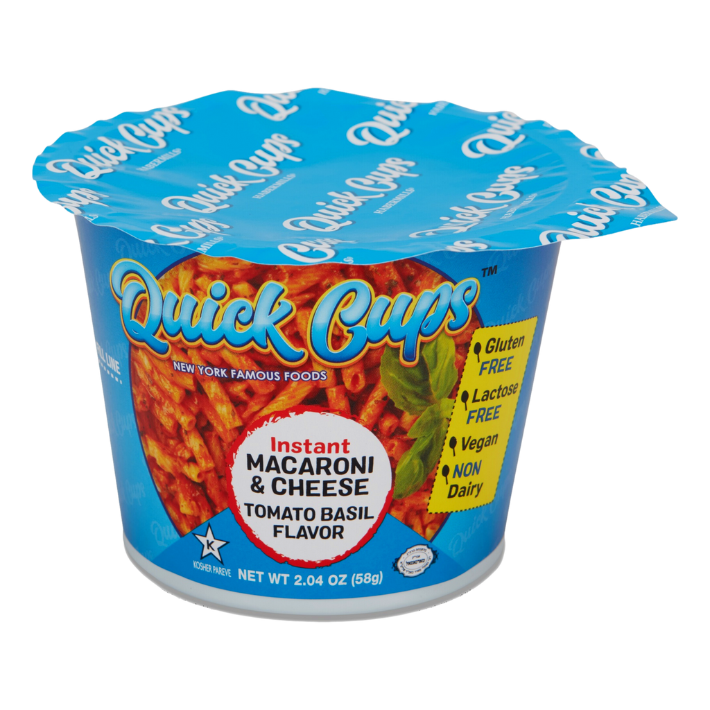 Quick Cups Gluten Free Instant Macaroni & Cheese Tomato Basil Flavor ...