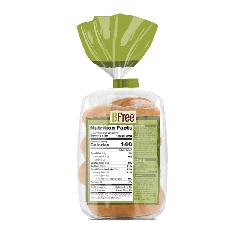 BFree Plain Bagels – The Gluten Free Shoppe