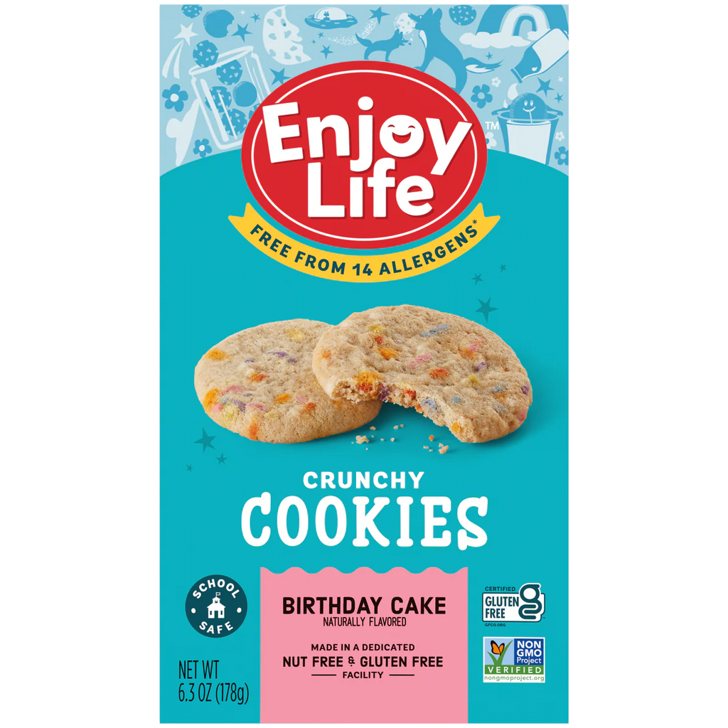 Enjoy Life Crunchy Birthday Cake Cookies – The Gluten Free Shoppe