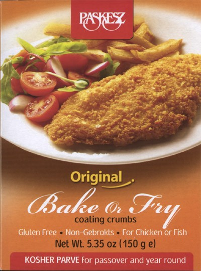 Paskesz Original Bake Or Fry Coating Crumbs – The Gluten Free Shoppe