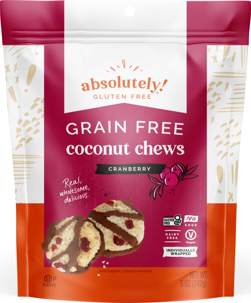 Absolutely Gluten Free "GRAIN FREE" Cranberry Coconut Chews - 2 Pack ...