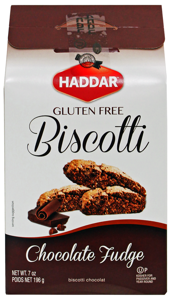 Haddar Gluten free Chocolate fudge Biscotti – The Gluten Free Shoppe