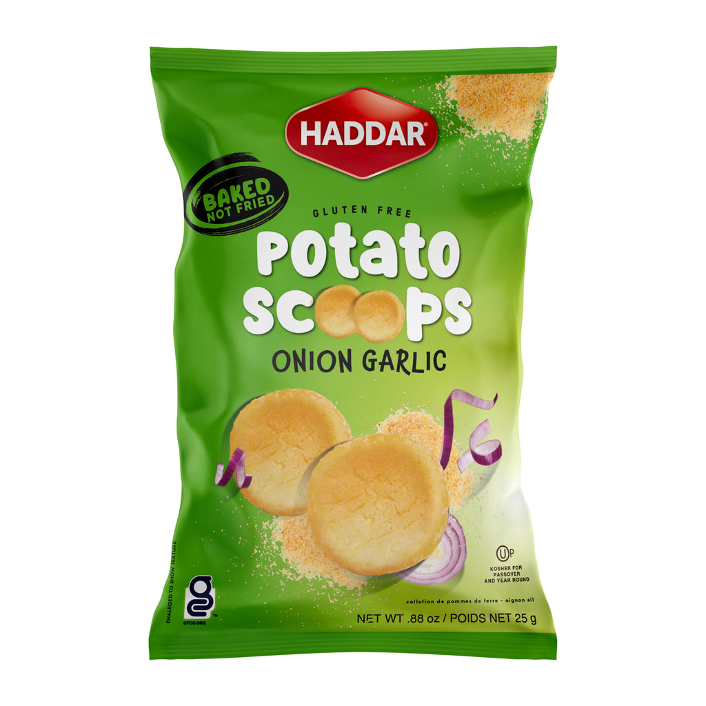 Haddar Potato Scoops - Onion Garlic 6 Pack – The Gluten Free Shoppe