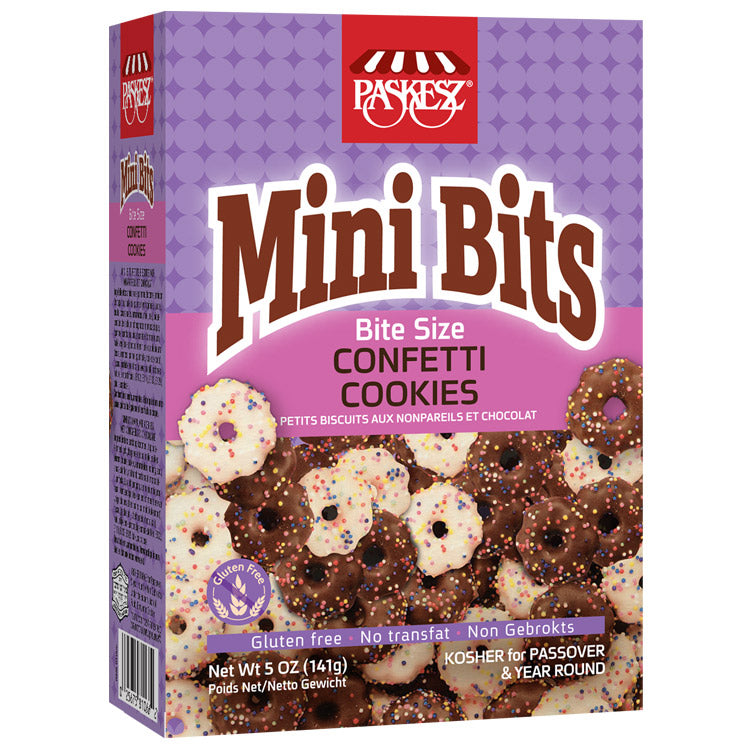 Paskesz Mini Bits Confetti Cookies – The Gluten Free Shoppe