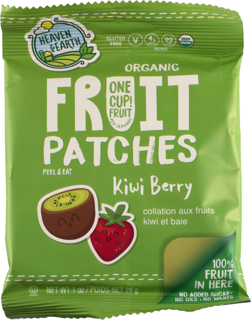 Heaven & Earth Organic Fruit Patches -Kiwi Berry - 6 PACK – The Gluten ...
