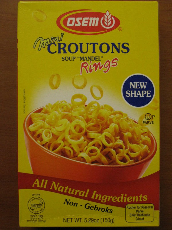 Osem Mini Crouton Rings "EGG FREE" – The Gluten Free Shoppe
